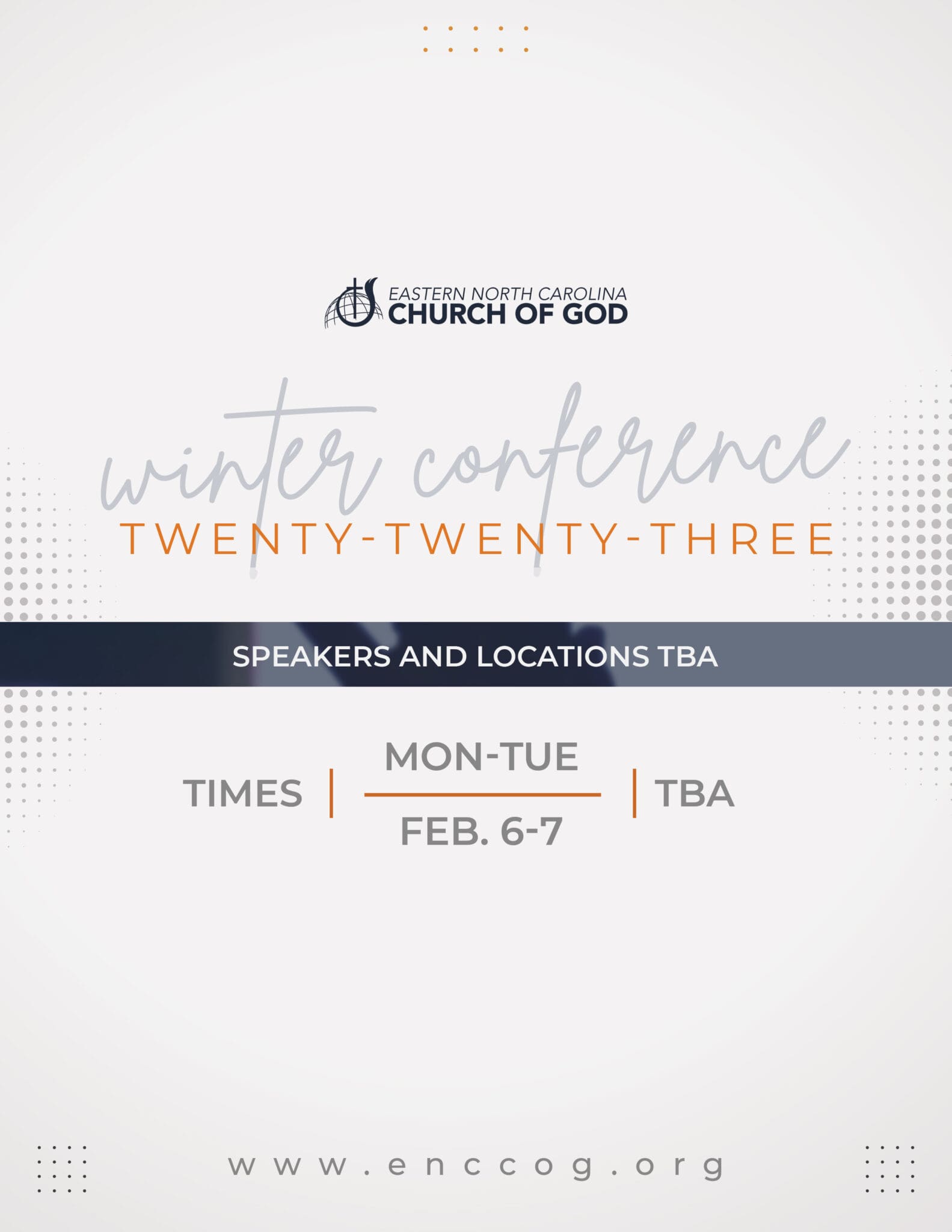 Calendar – Eastern North Carolina Church of God